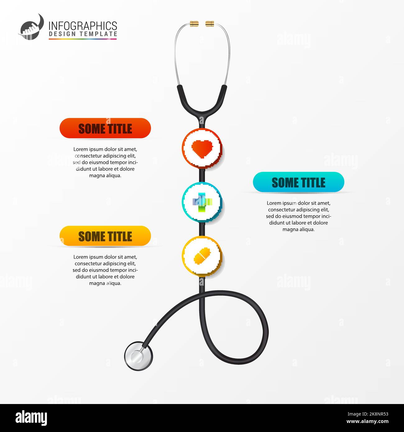 Medical And Health infographics. Modern design template. Vector ...