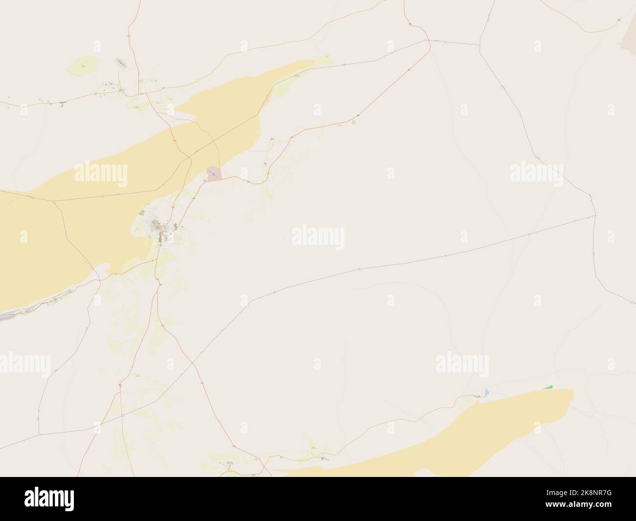 Sabha, district of Libya. Open Street Map Stock Photo - Alamy