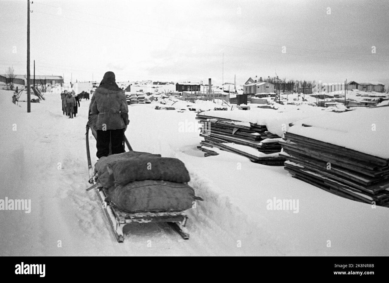 Hammerfest November 1945. The restoration in Northern Norway after the ...