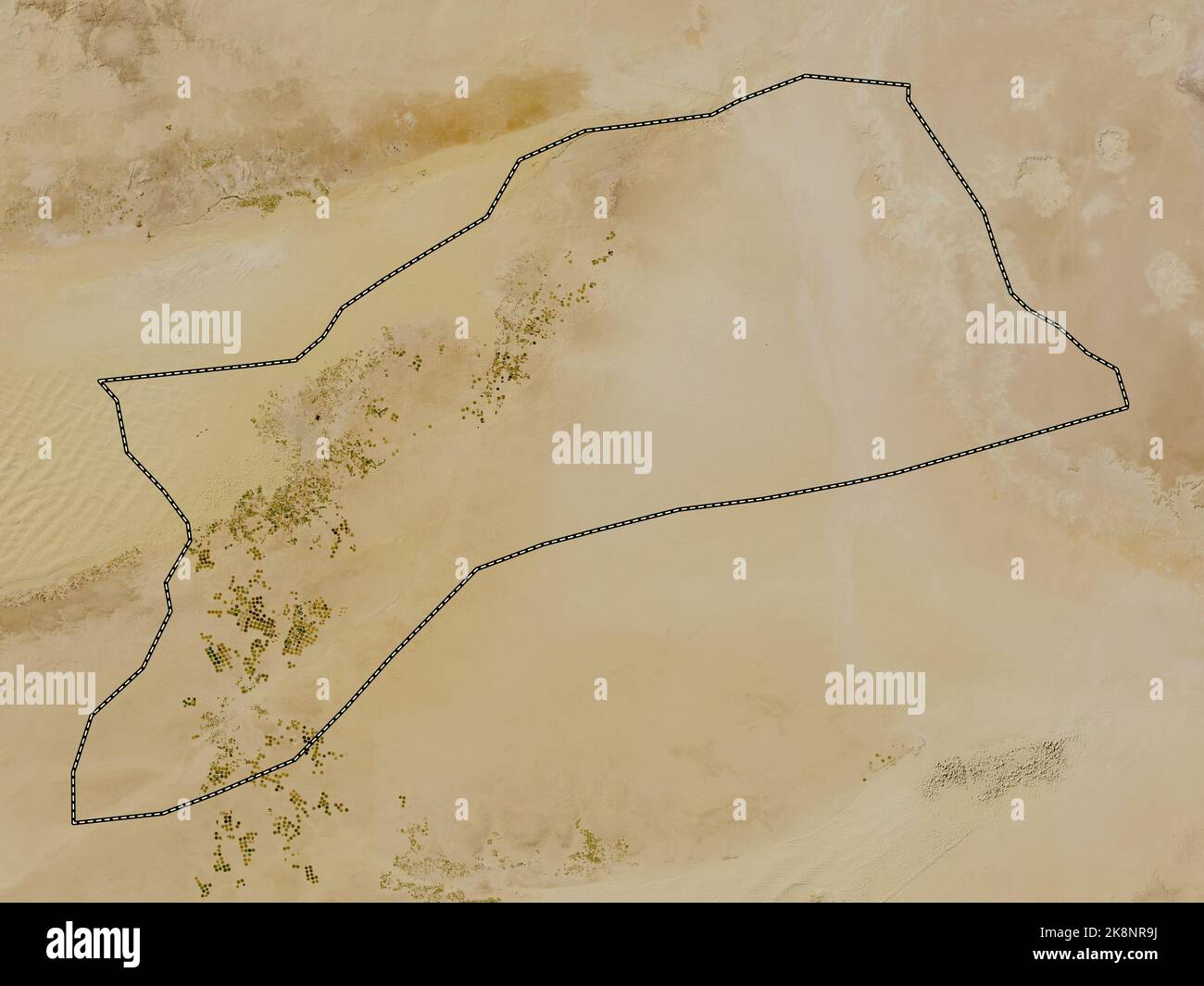 Sabha, district of Libya. Low resolution satellite map Stock Photo - Alamy