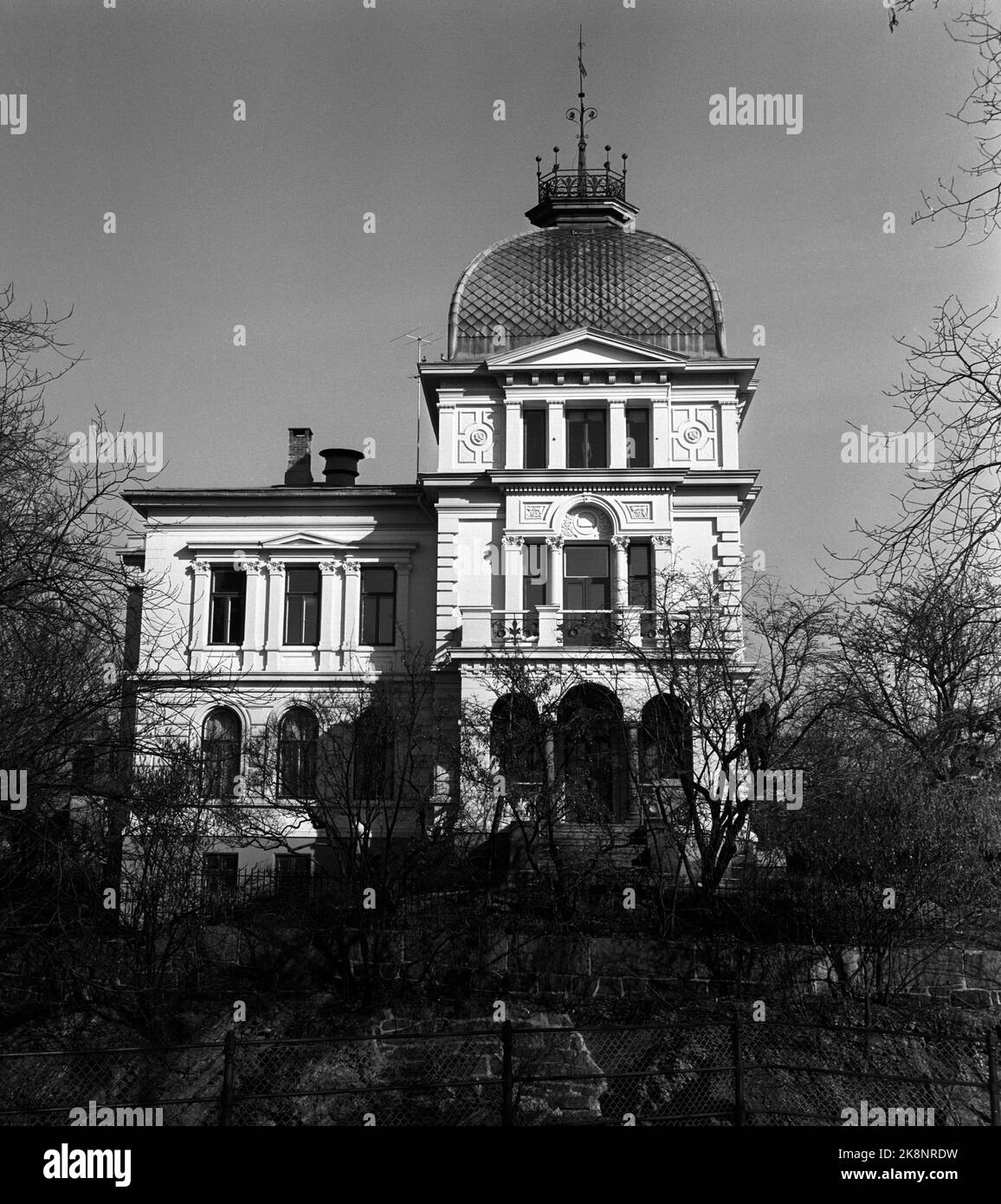 Oslo March 10, 1965. Uranienborg Castle, a mansion in Oslo. Photo ...