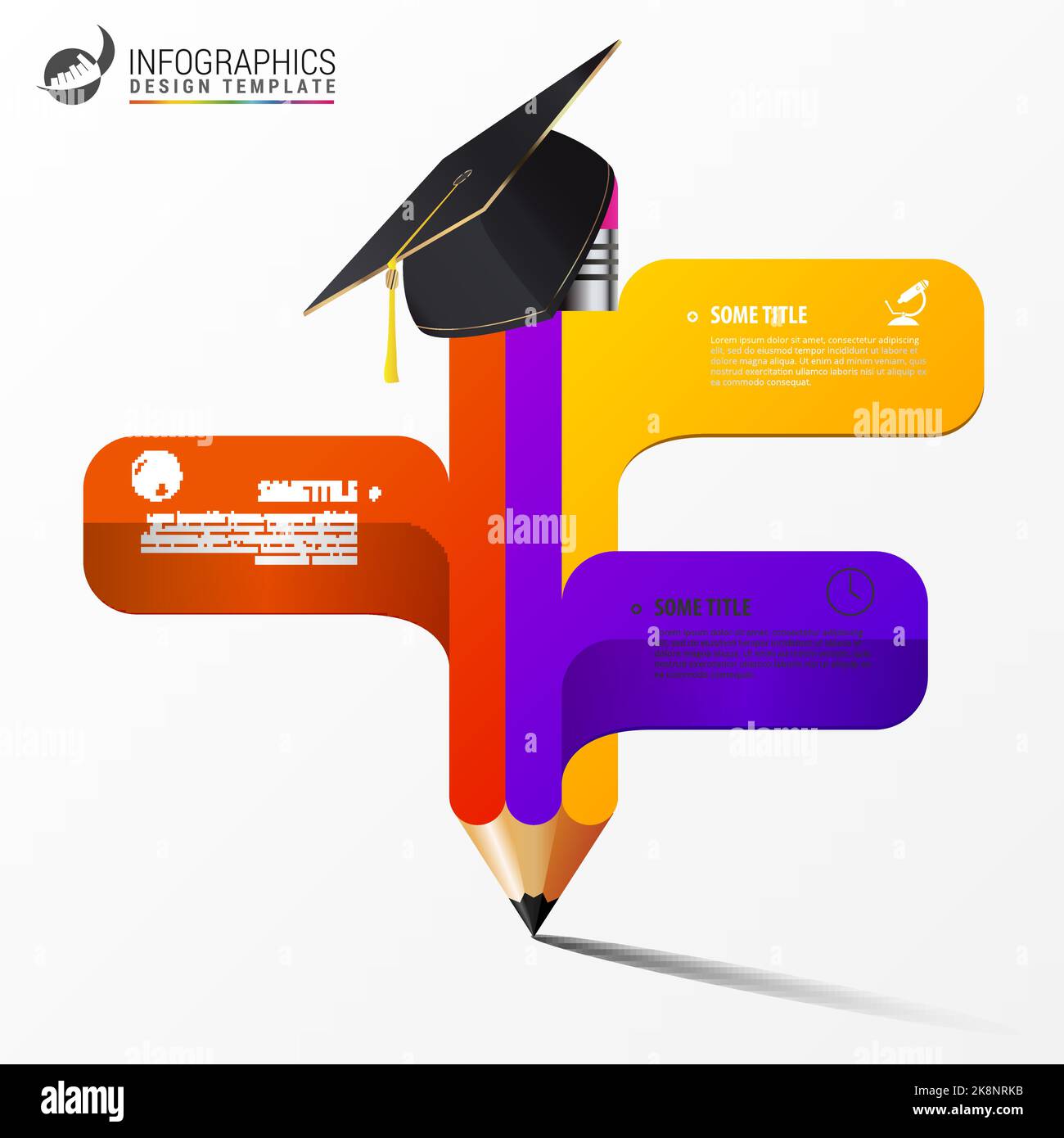 Staircase university Stock Vector Images - Alamy