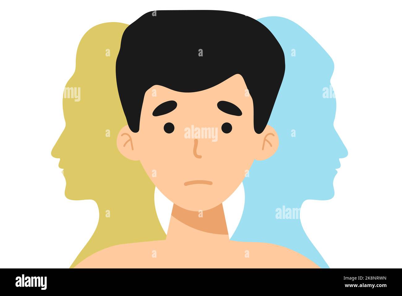 Double think Stock Vector Images - Alamy