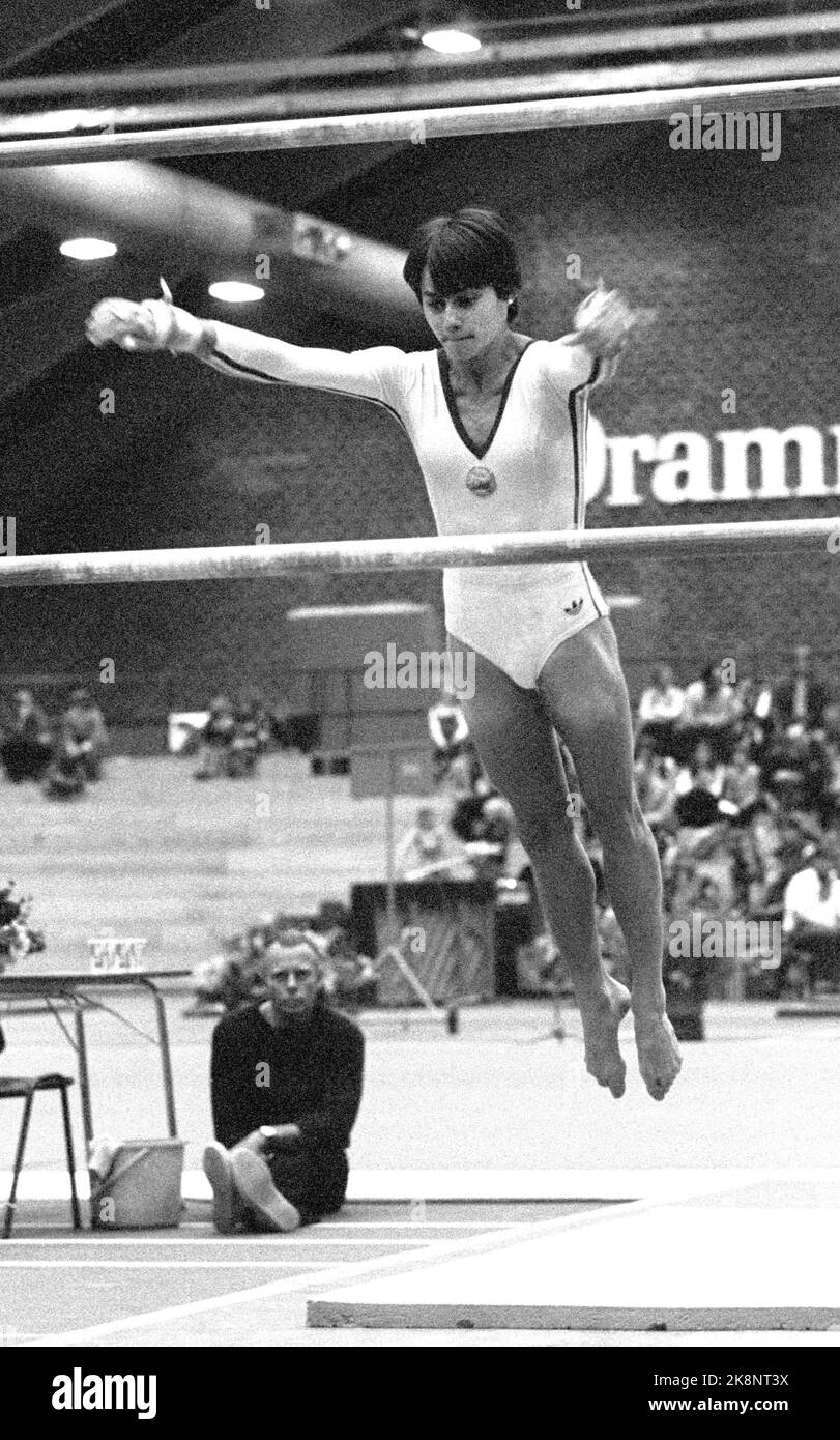 Drammen 1979-10-23: Turnlandskamp Norge - Romania in Drammen October 23 ...