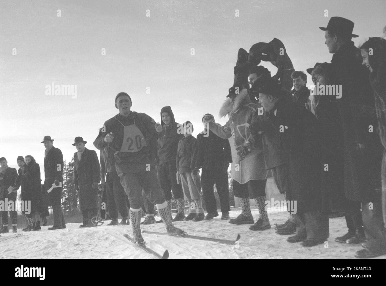 Oslo 19540110. The monolite race is arranged for the first time ...