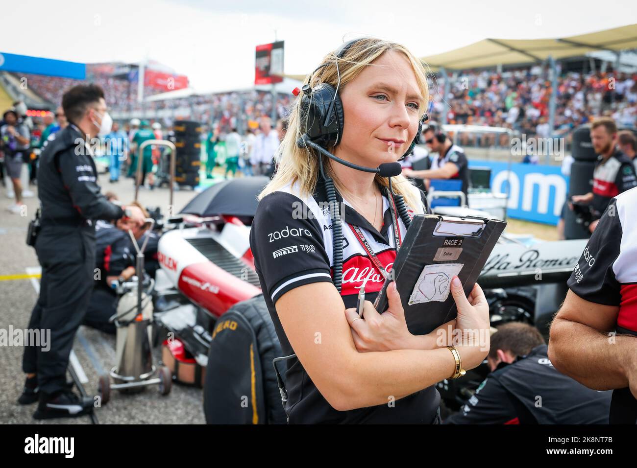 BUSCOMBE Ruth, Strategy Engineer of Alfa Romeo F1 Team ORLEN, portrait ...