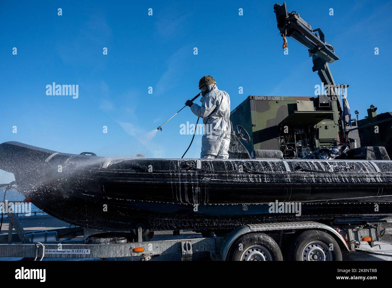 Tallin, Estonia. 24th Oct, 2022. Soldiers of the German Armed Forces ...