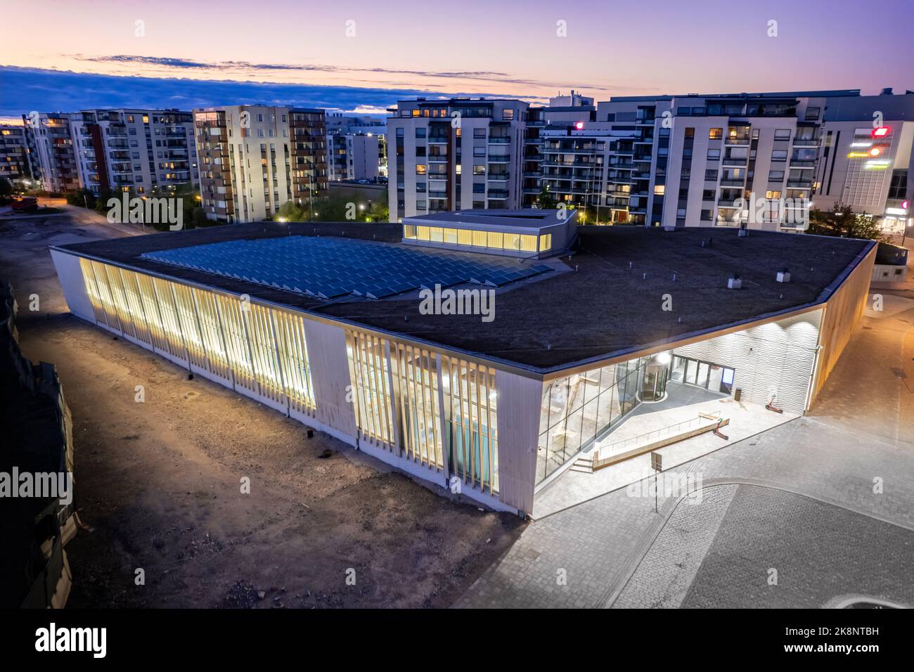 Aerial view of city of espoo hi-res stock photography and images - Alamy
