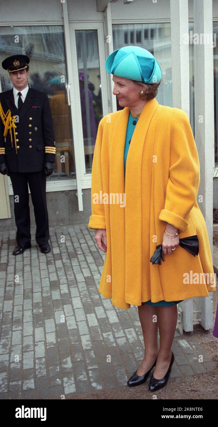 Finland. Helsinki March 24, 1993. The royal couple is on an official ...