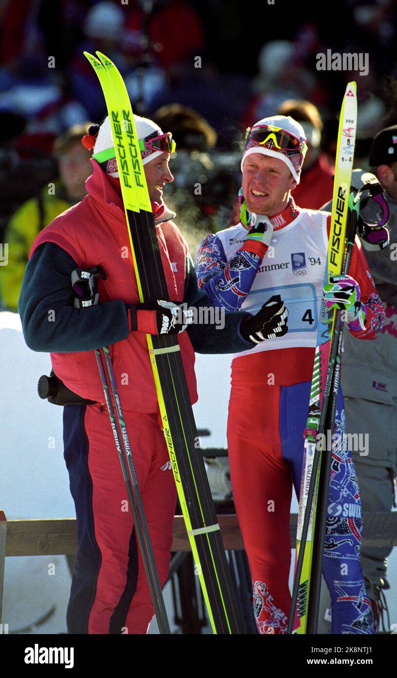 Jon eeg ntb cross country skiing olympics skis poles batters hi-res stock photography and images ...
