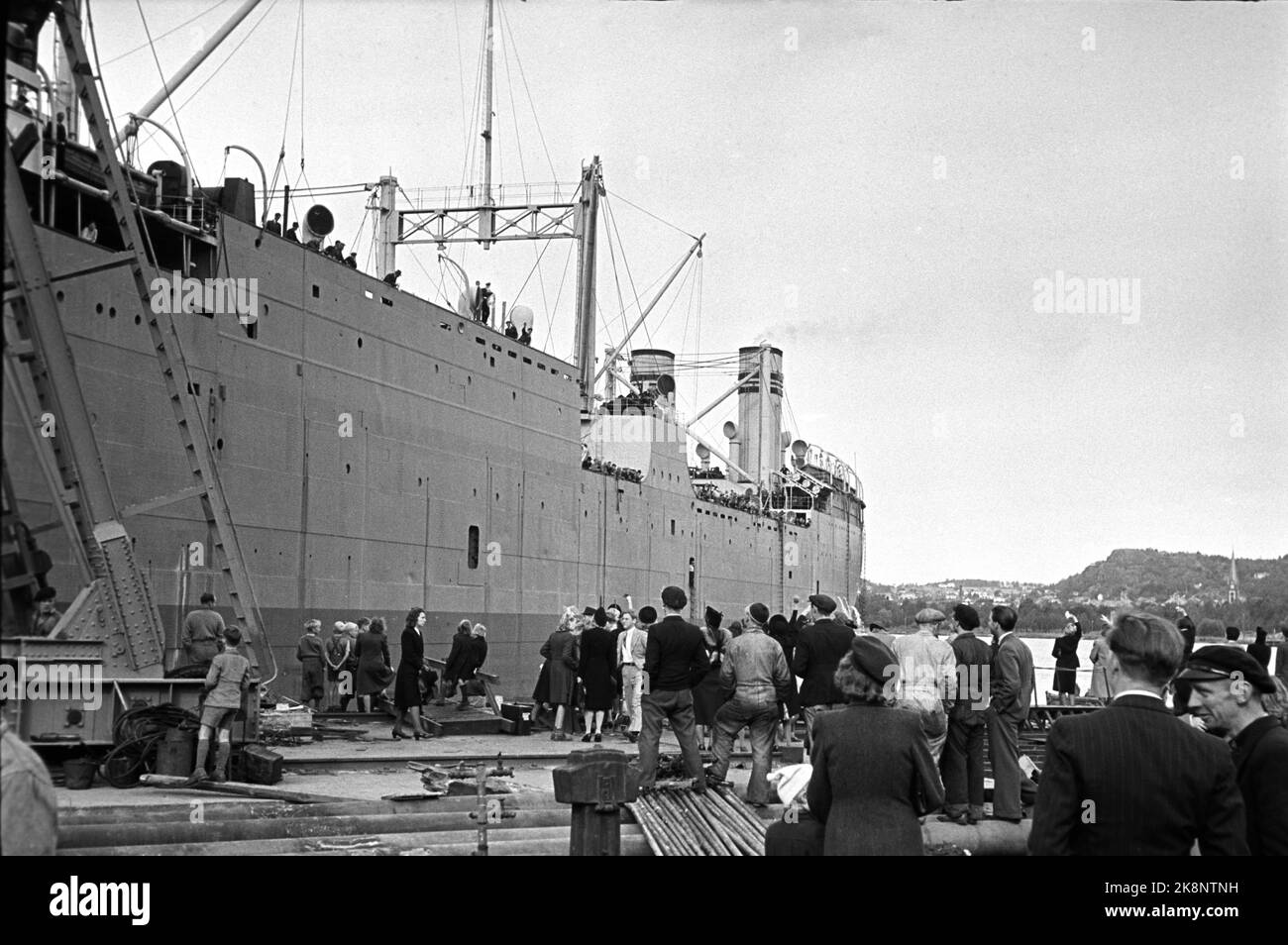 Ornelund current ntb boats daily life whaling families hi-res stock ...