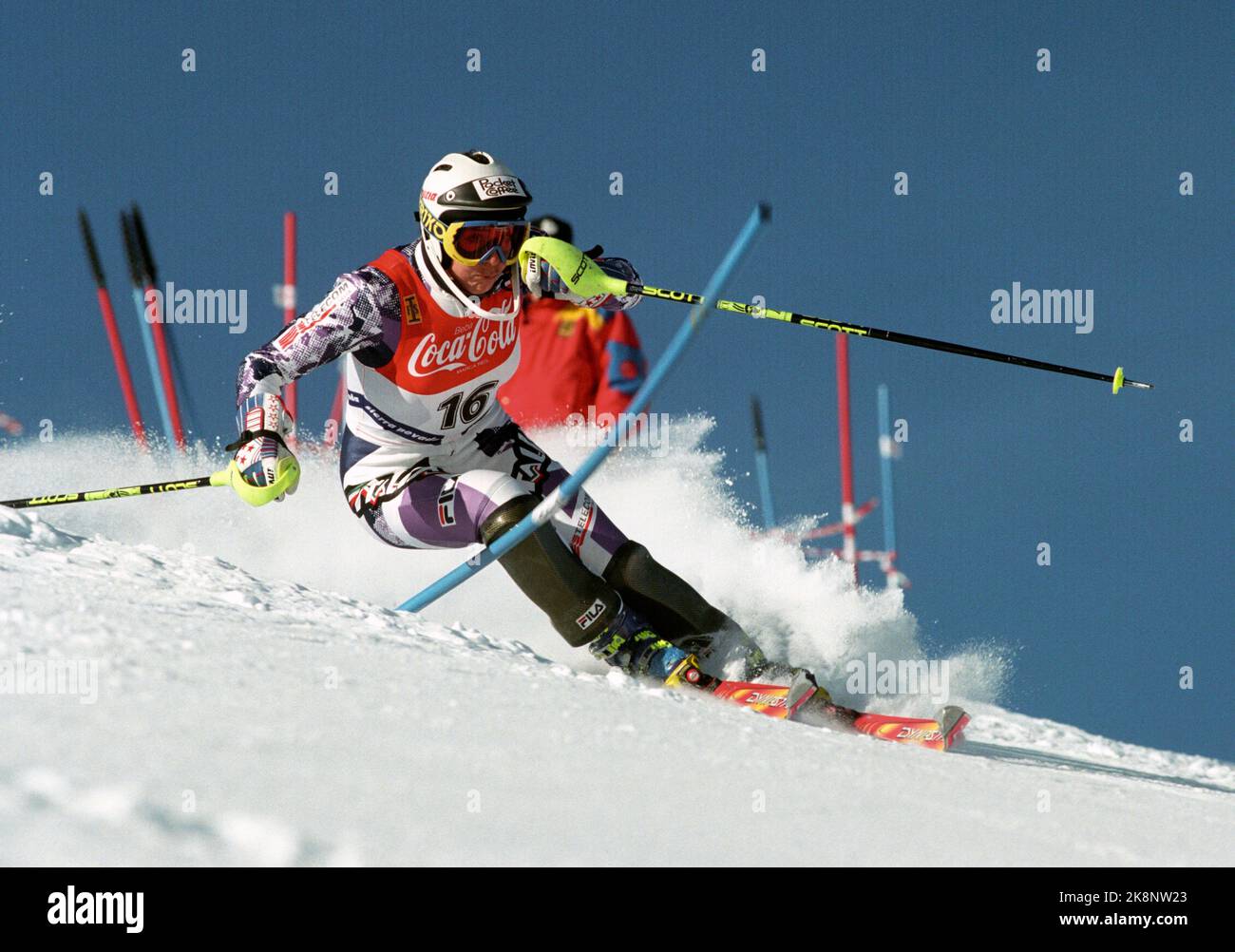 February 1992. Alpinist Deborah Compagnoni. Photo; Tor Richardsen / NTB ...