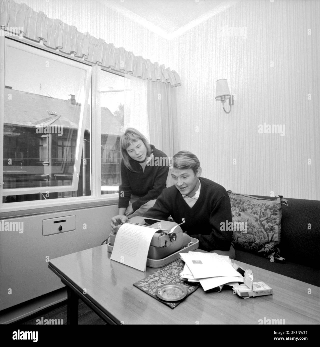 Oslo 19590606 author Axel Jensen has settled in Greece, but is ...