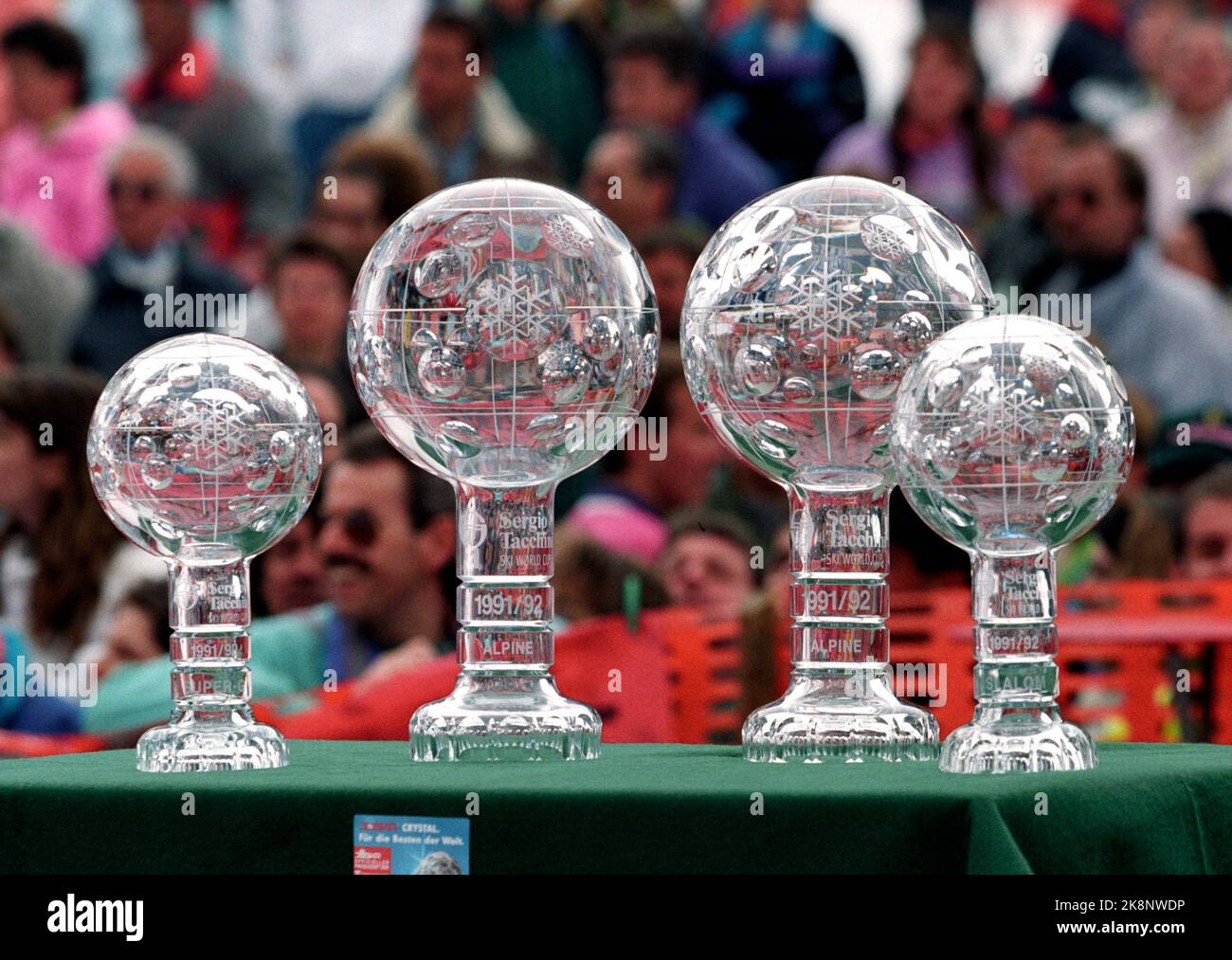 Switzerland 19920320 world cup finals in alpine skiing hi-res stock ...