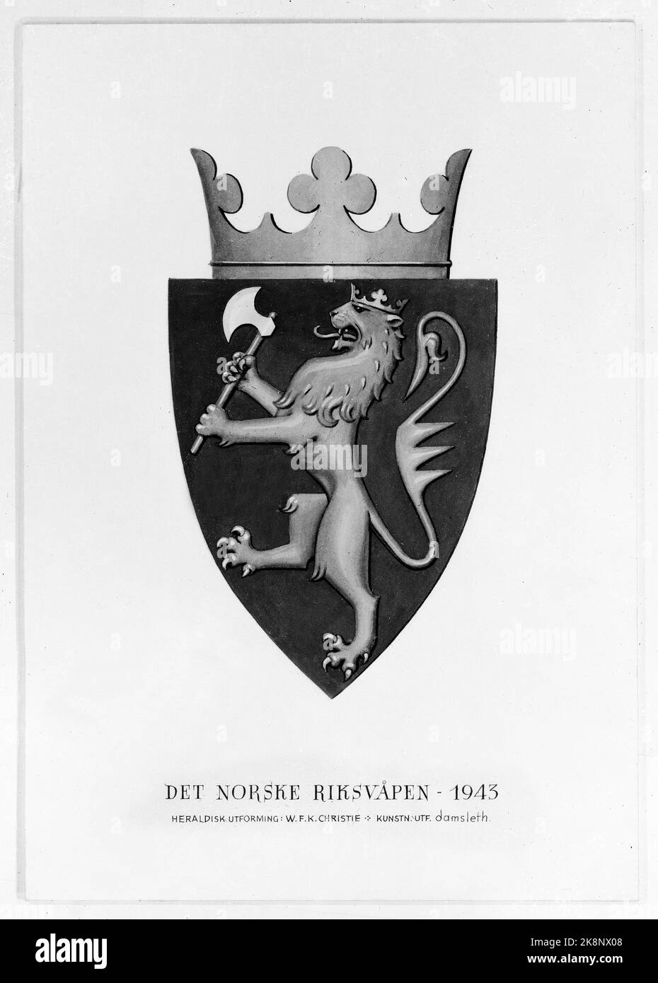 December 1943. The Norwegian national weapons 1943. Photo: NTB Stock ...