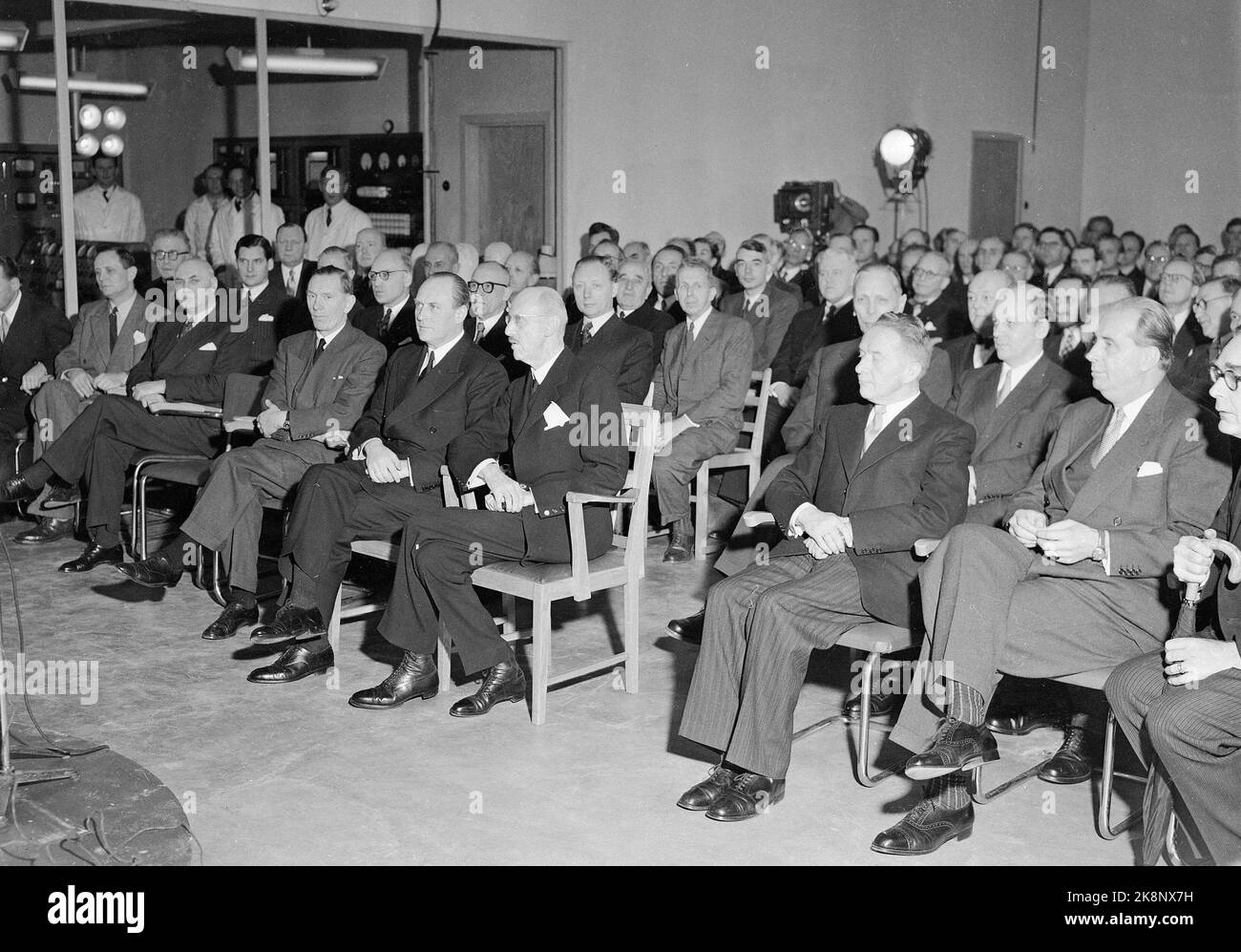 Basement 19511128: The nuclear institute opens at Kjeller on November ...
