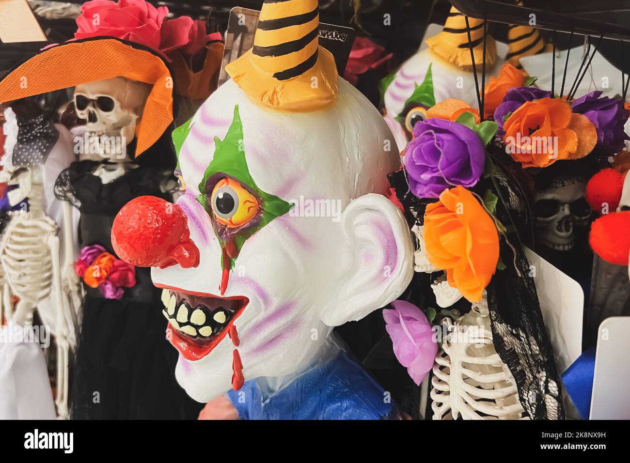 Halloween celebration evil masks hi-res stock photography and images ...