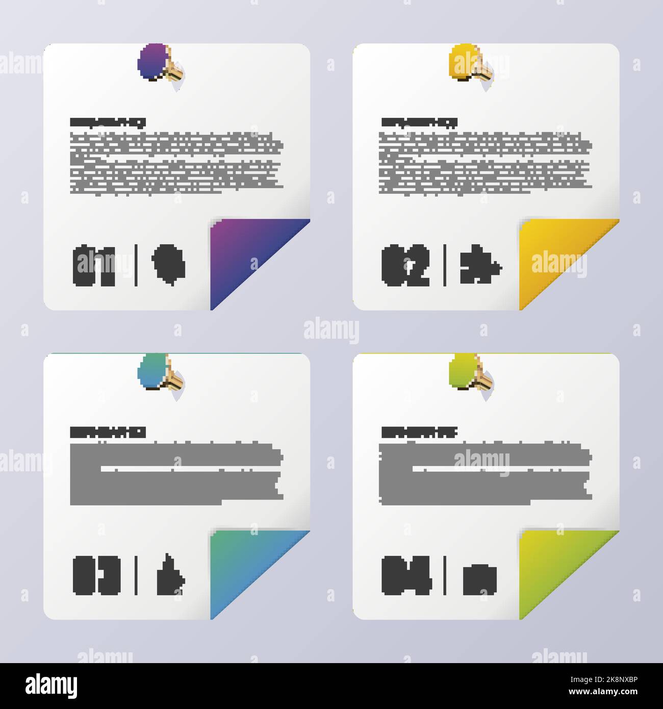 Folding Paper. Modern infographic template. Vector illustration Stock ...