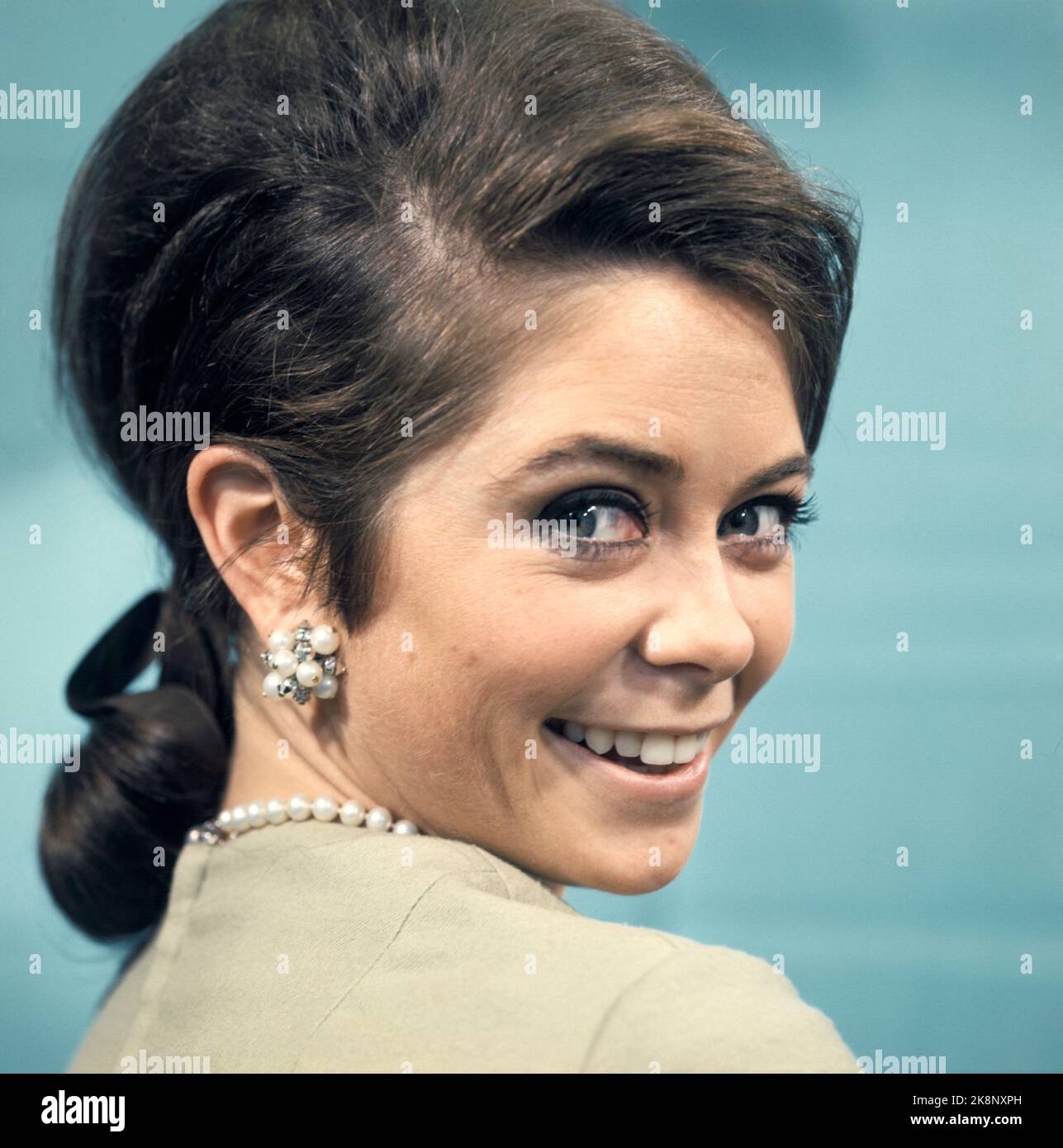 Oslo 19680210 portrait of artist wenche myhre photo hi-res stock ...