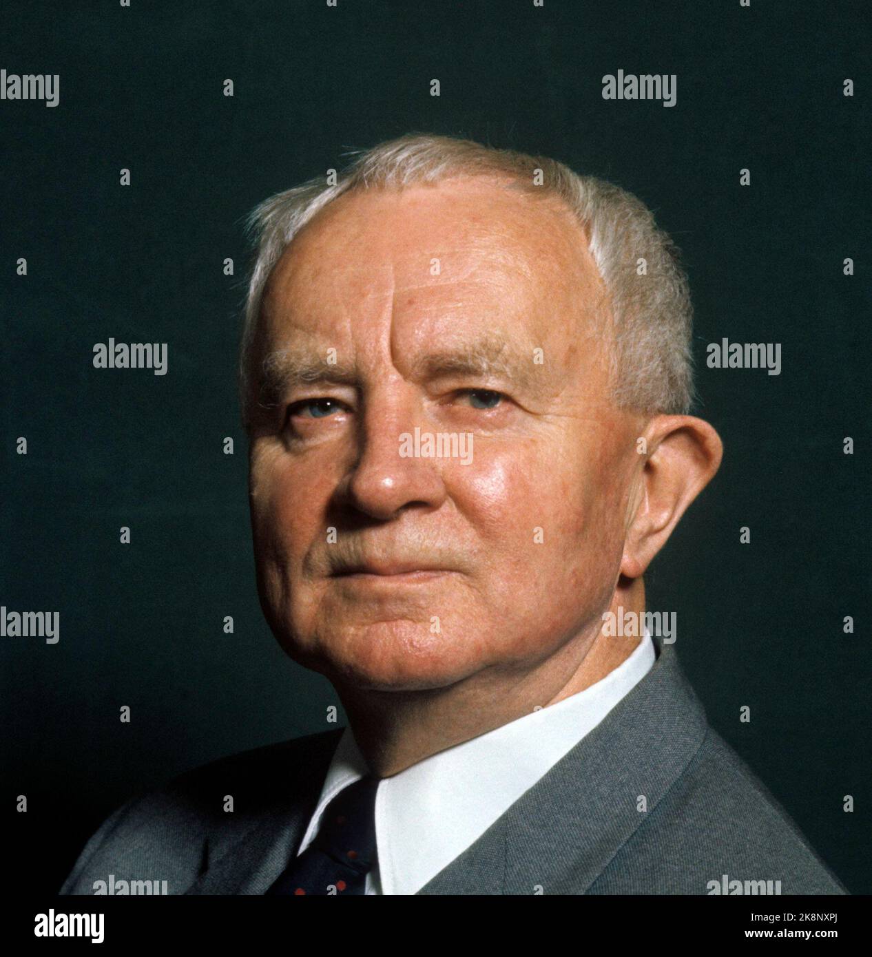 Oslo December 1974 Supreme Court Judge Ernst Fredrik Eckhoff. Photo ...