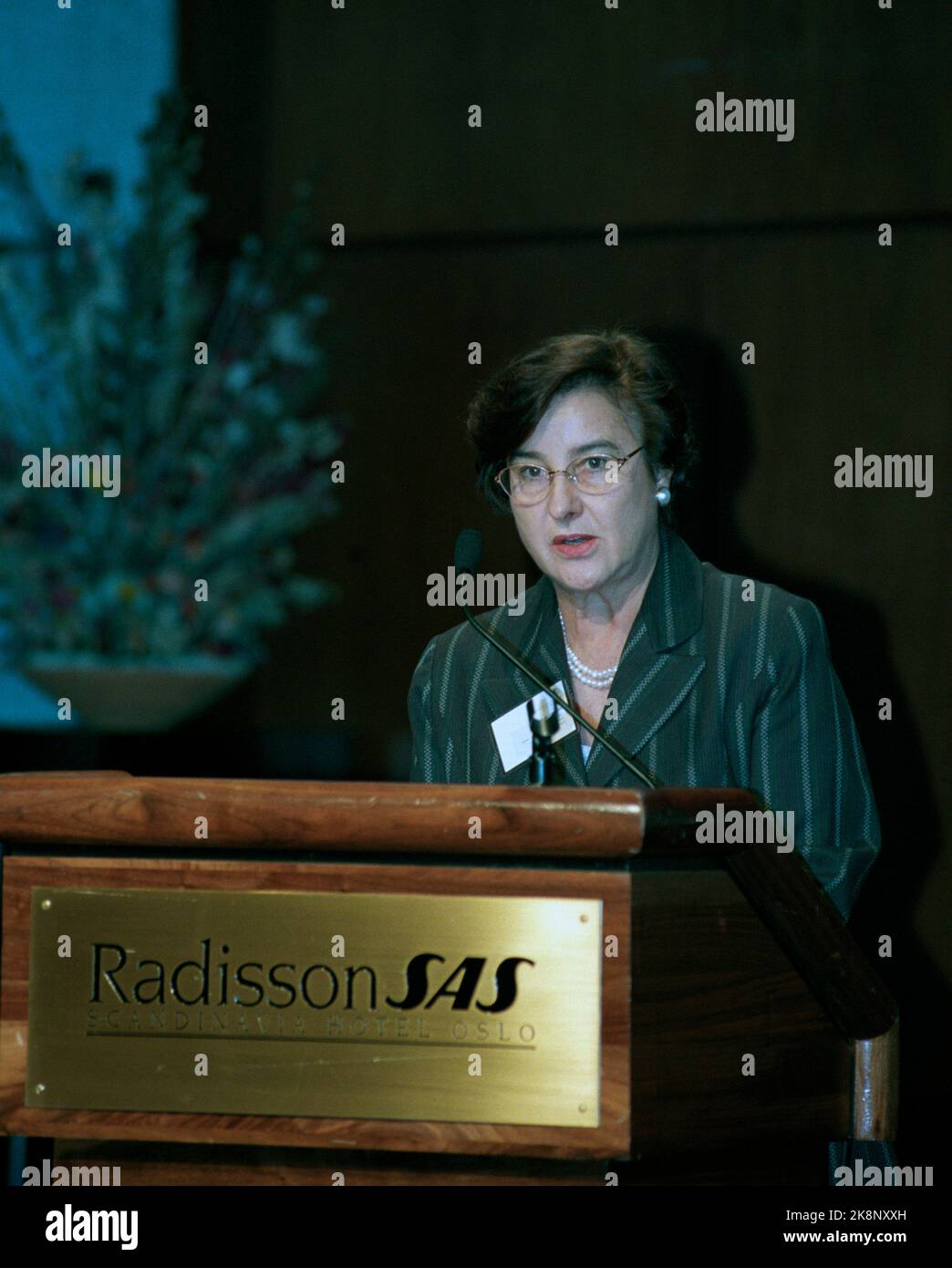 Oslo October 29, 1997. Ruth Cardoso, Brazil's first lady and president ...