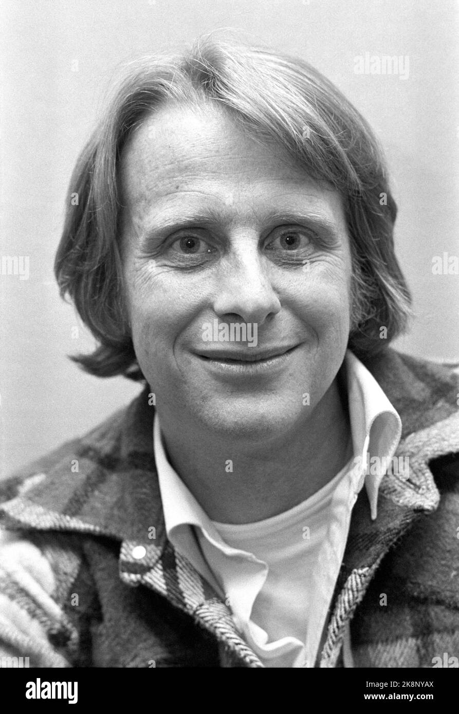 Oslo 1979-10-18: Knut Faldbakken, author, photographed October 18, 1979 ...