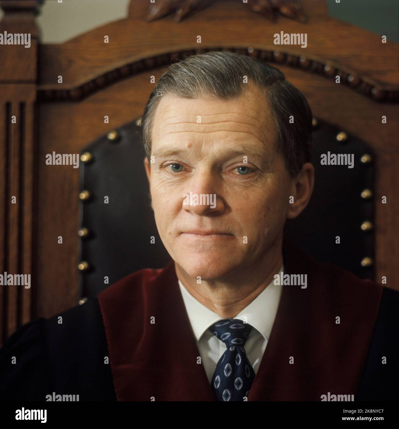 Oslo December 1974: Supreme Court Judge J. Chr. Mellbye. Photo: Henrik ...