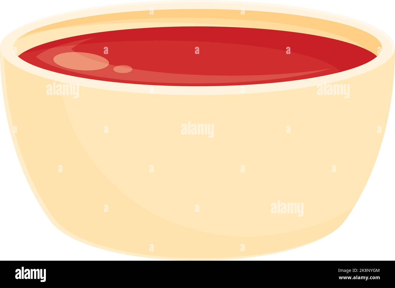 Sauce bowl icon cartoon vector. Fast food. Chicken nugget Stock Vector ...