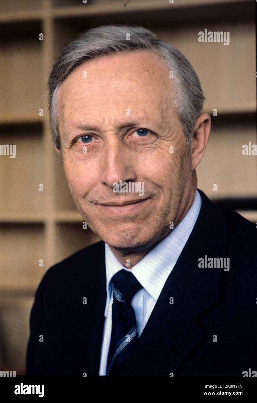 Oslo 19820505 maritime director ivar sandvik photo hi-res stock ...