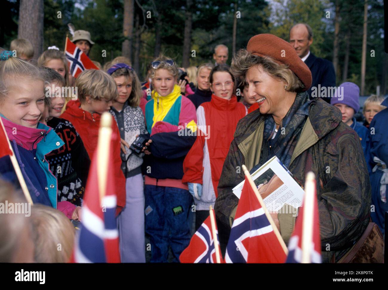 Crown prince harald with her children hi-res stock photography and ...