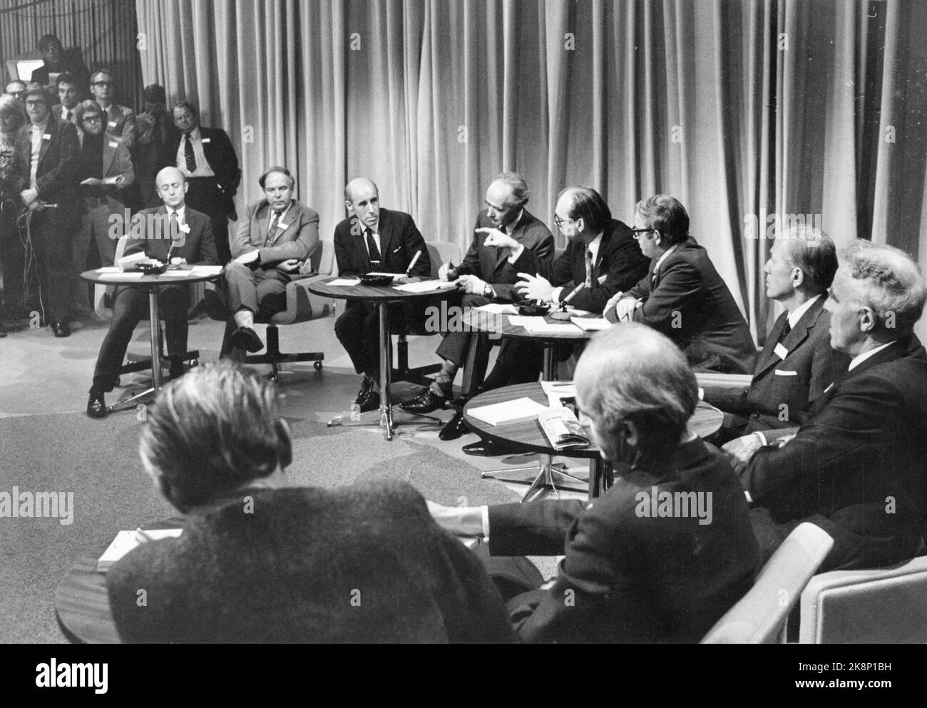 Guttorm hansen a prime minister trygve bratteli hi-res stock ...
