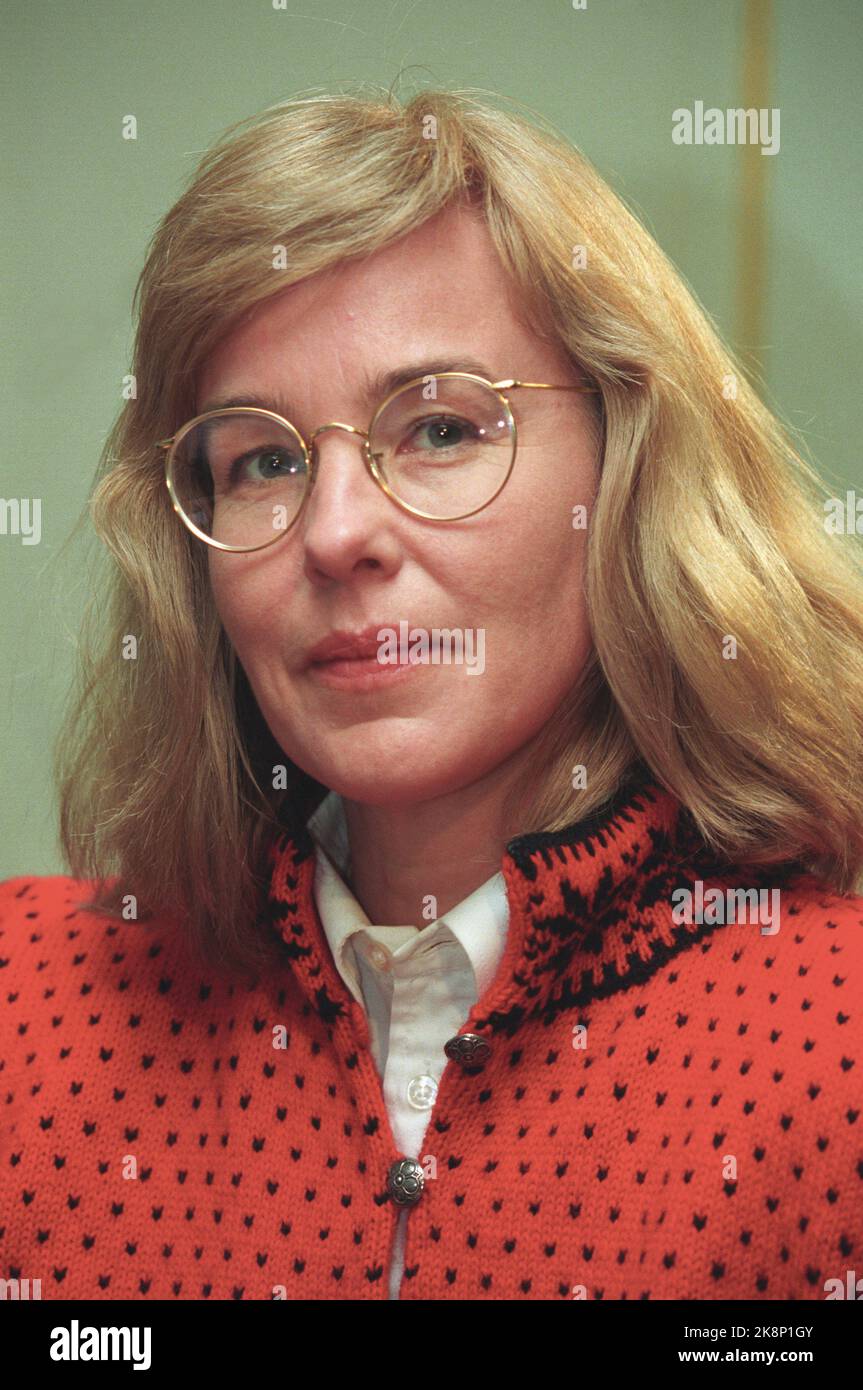 Oslo 19940226. Researcher Monica Kristensen was met with a claim of ...
