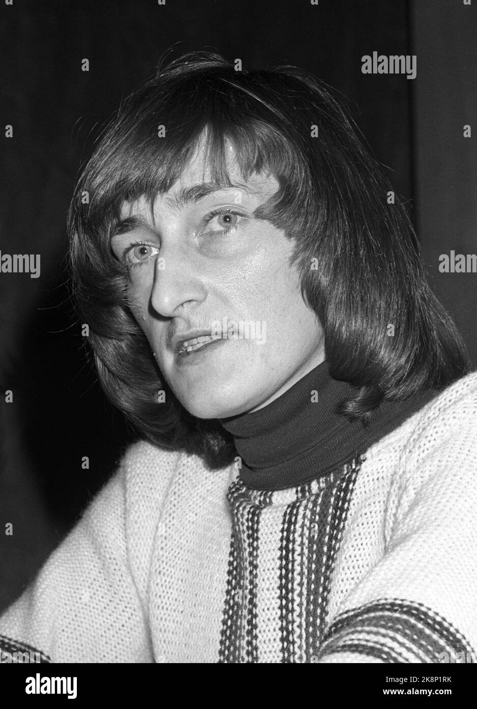 Oslo January 28, 1977. AUF chairman Sissel Rønbeck held the opening ...