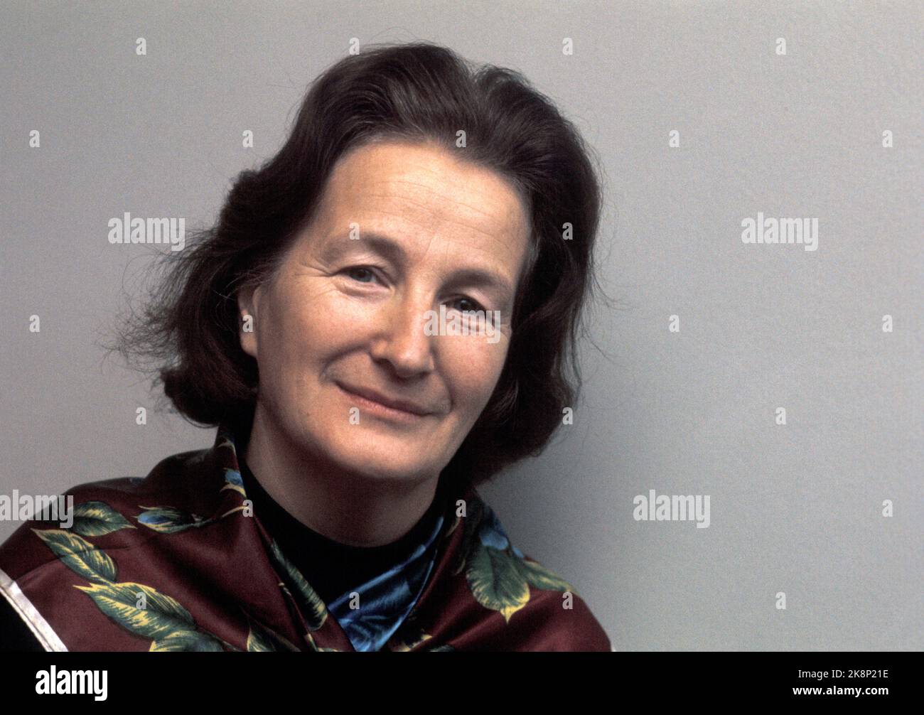 Oslo 1975 professor eva nordland photo hi-res stock photography and ...