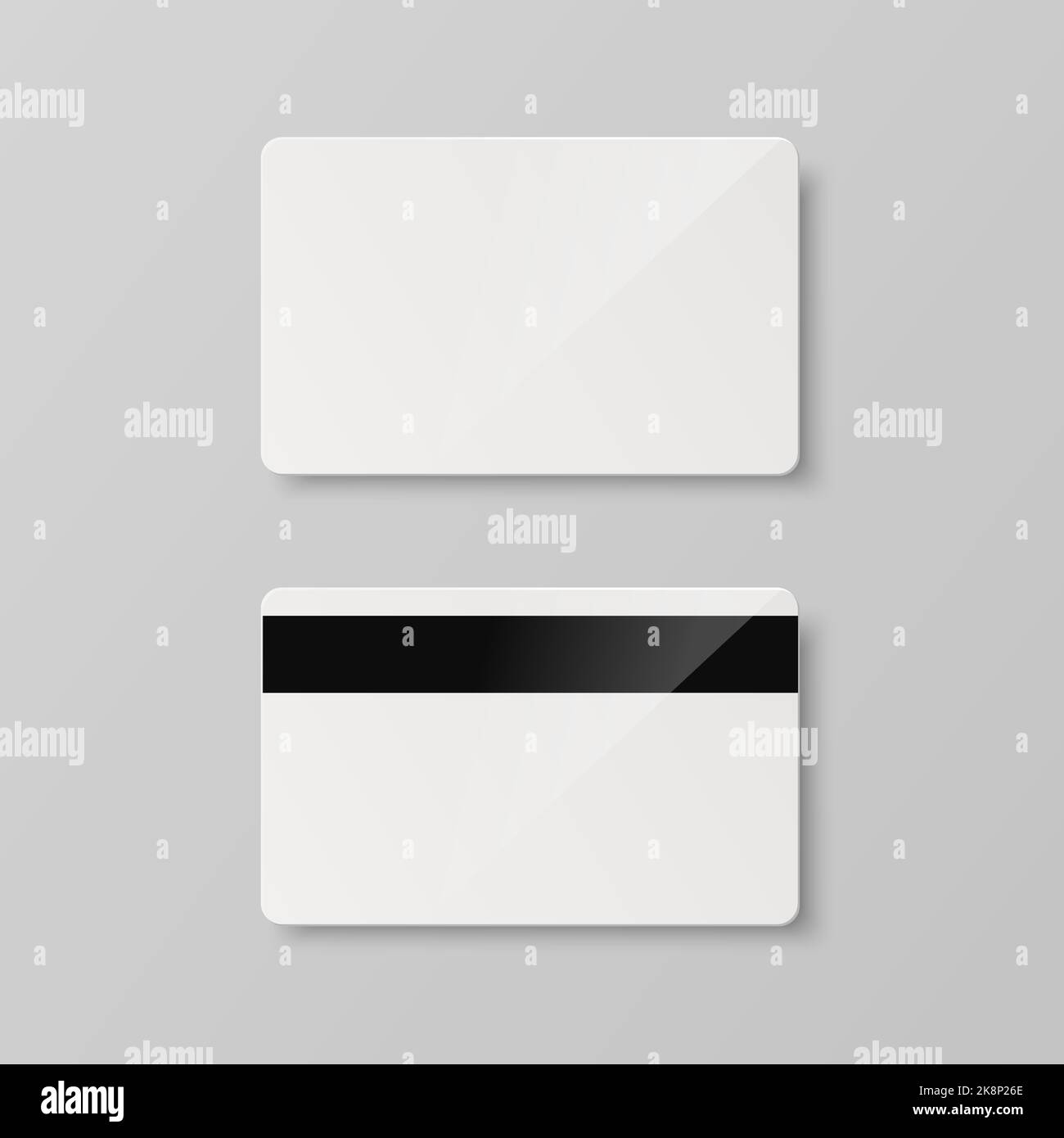 Vector White Gift Card, Certificate, Guest Room, Plastic Hotel ...