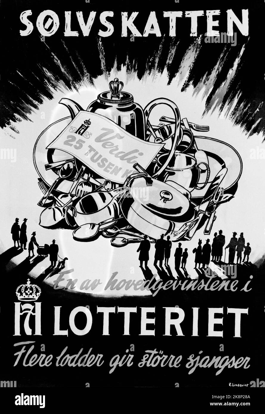 Oslo 19470211 H7 The lottery for income for the victims of the Freedom ...