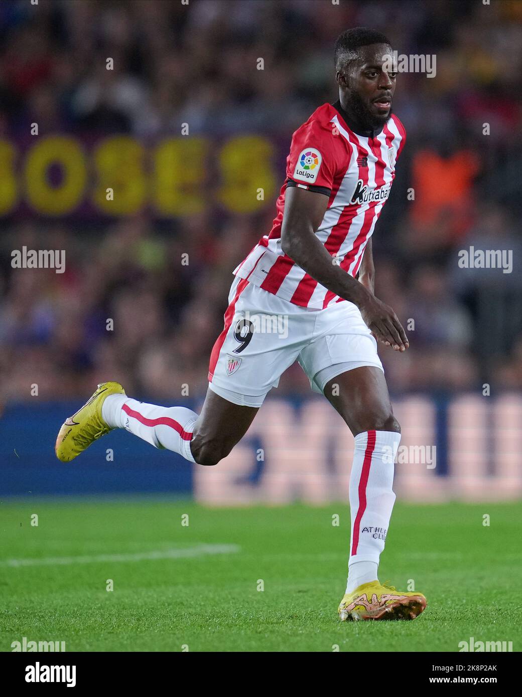 Barcelona, Spain. October 23, 2022, Inaki Williams of Athletic Club ...