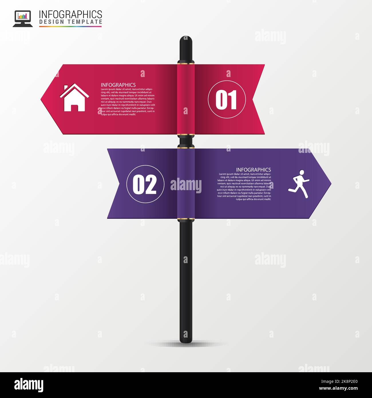 Multidirectional vector vectors hi-res stock photography and images - Alamy