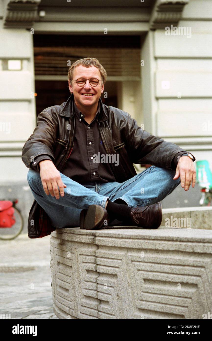 Oslo 19940922: Author Roy Jacobsen photographed in the Oslo environment ...
