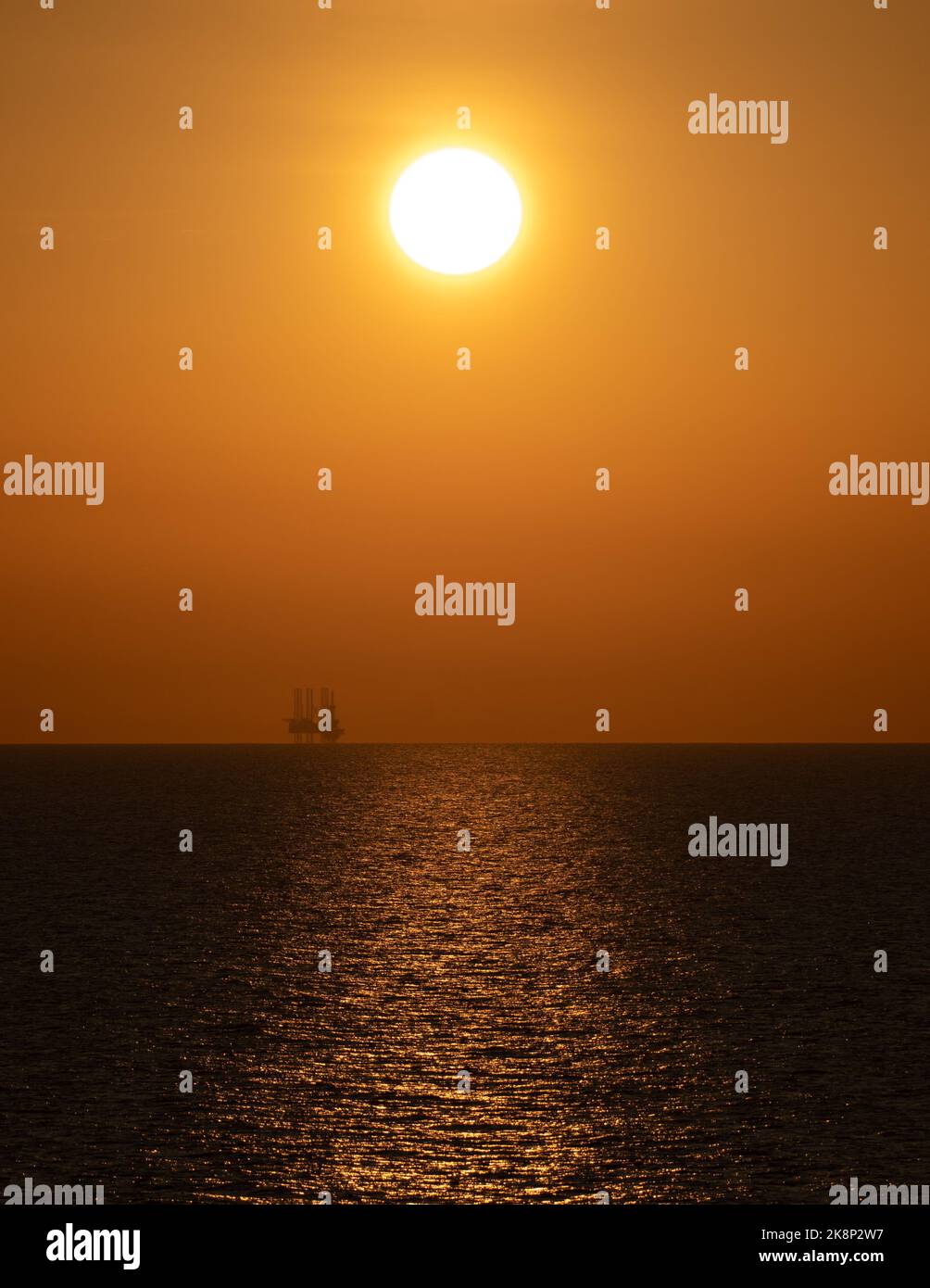 Oil Rig in the Adriatic Sea Stock Photo - Alamy