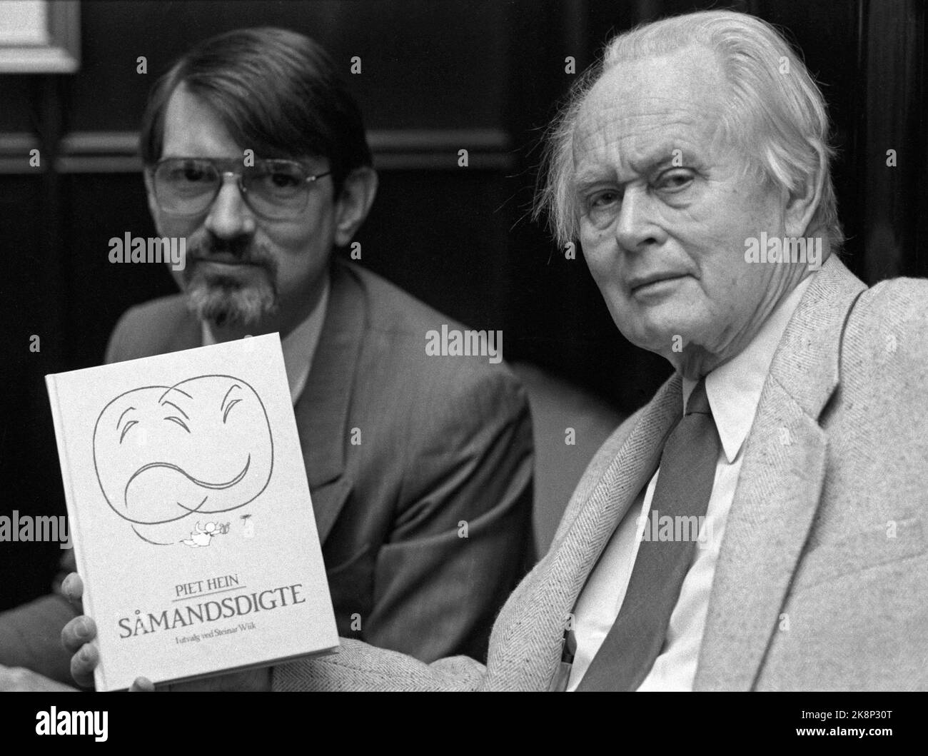 Oslo 19851128. Piet Hein - Danish poet, writer, inventor and ...