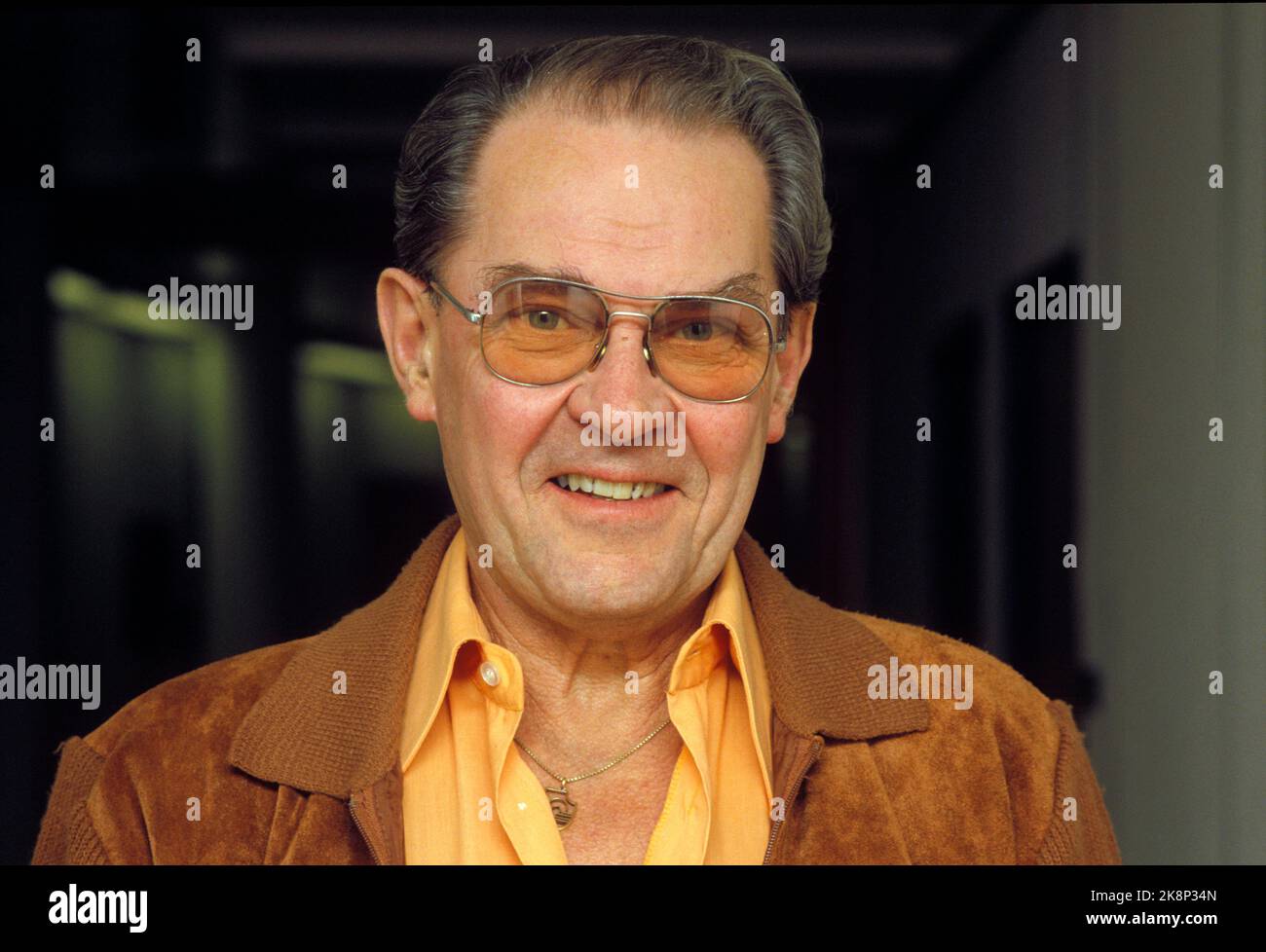 Oslo 19850305 program editor erik diesen photo hi-res stock photography ...