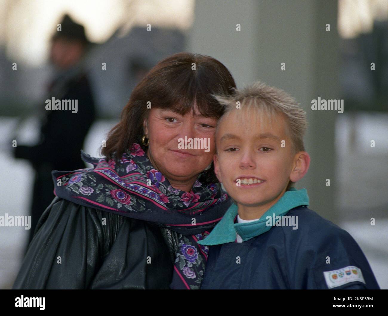 Oslo, 19920206 HIV-positive 15-year-old Odd Kåre Rabben smiled big ...