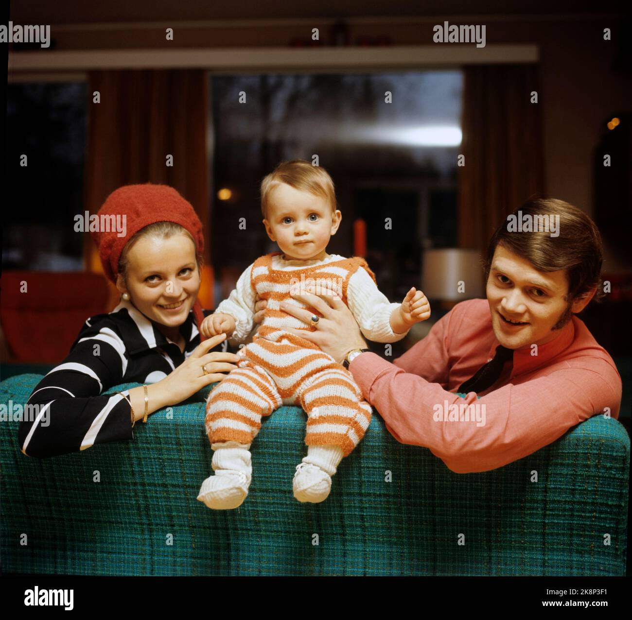 Sandefjord 19701210 Dizzie Tunes member Yngvar Numme with Mrs. Kari ...