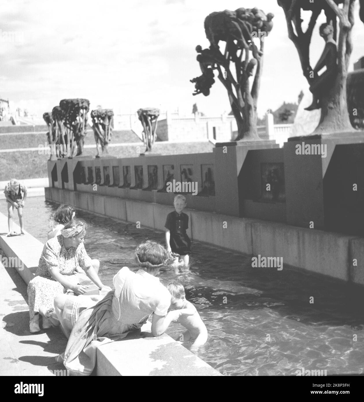 Children enjoying summer Black and White Stock Photos & Images - Alamy