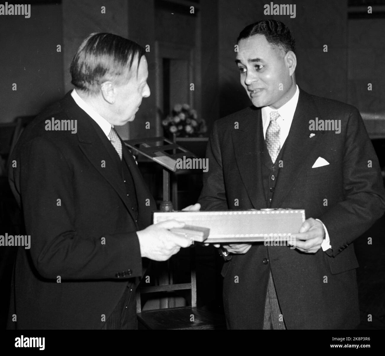 Oslo 19501210 The Peace Prize: Nobel Peace Prize 1950 to Ralph Bunche ...
