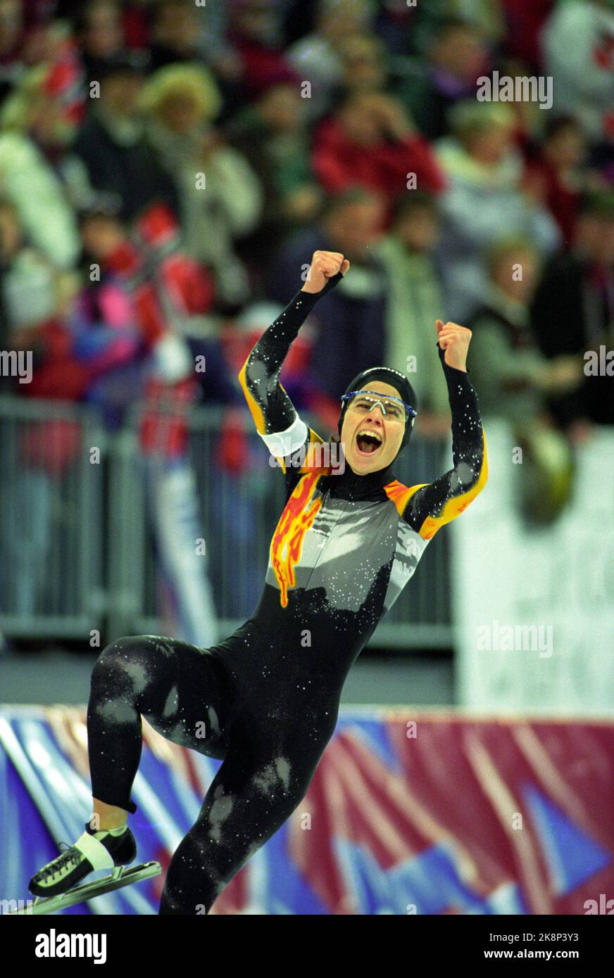 Hamar 19940219 Winter Olympics at Lillehammer. 500 meters on skates for ...