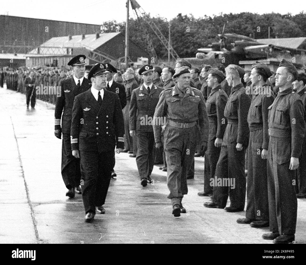 Stavanger in the fall of 1945 the crown princes visit hi-res stock ...