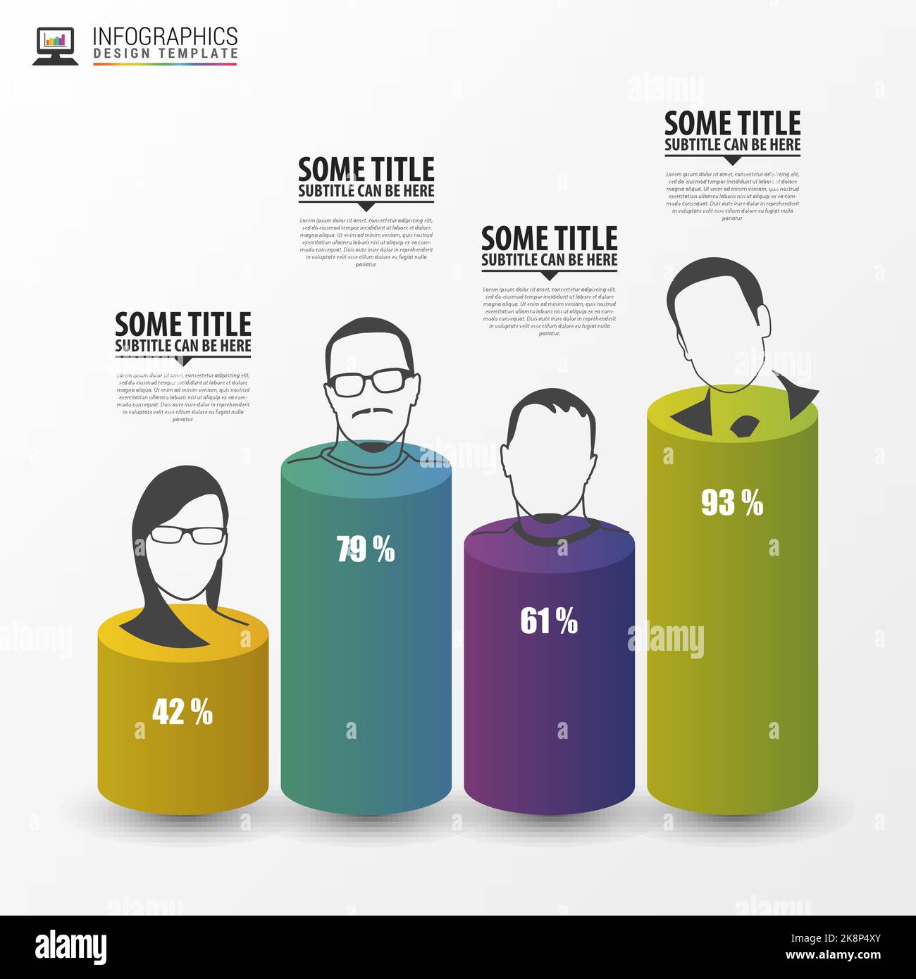 Infographic Design Template Business Concept Vector Illustration