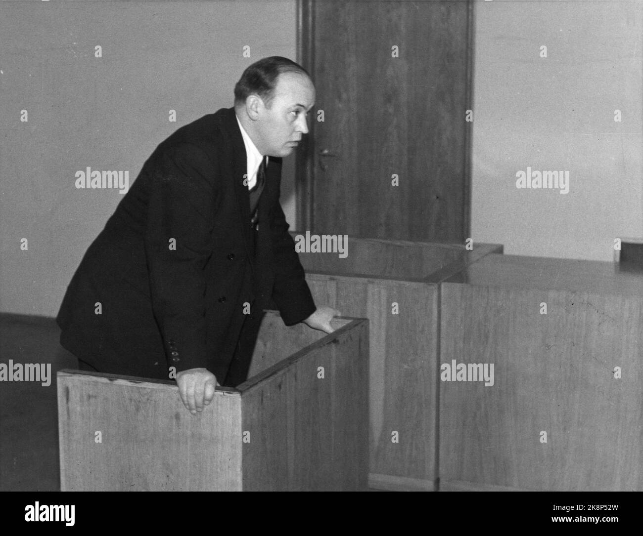 Colonel wilhelm andreas wexelsen evang 1909 1983 here hi-res stock ...